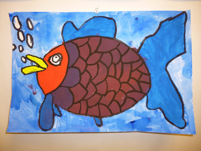 Two Primary Colors = A Secondary Colored Scale Fish