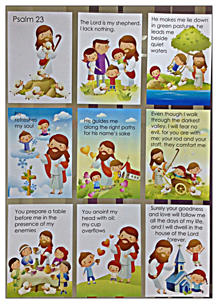 Growing Kids In Grace Psalm 23 My Good Shepherd Is With Me Forever