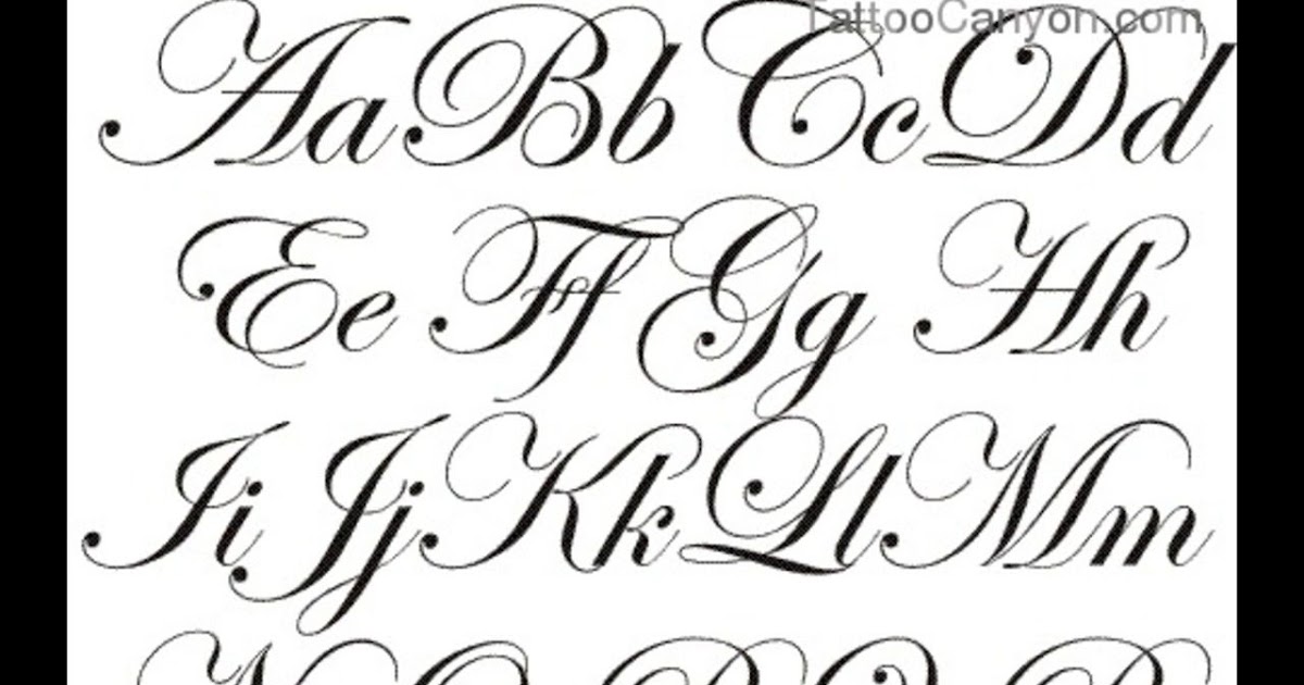 Fancy Alphabet Letters A Z - Letter Format