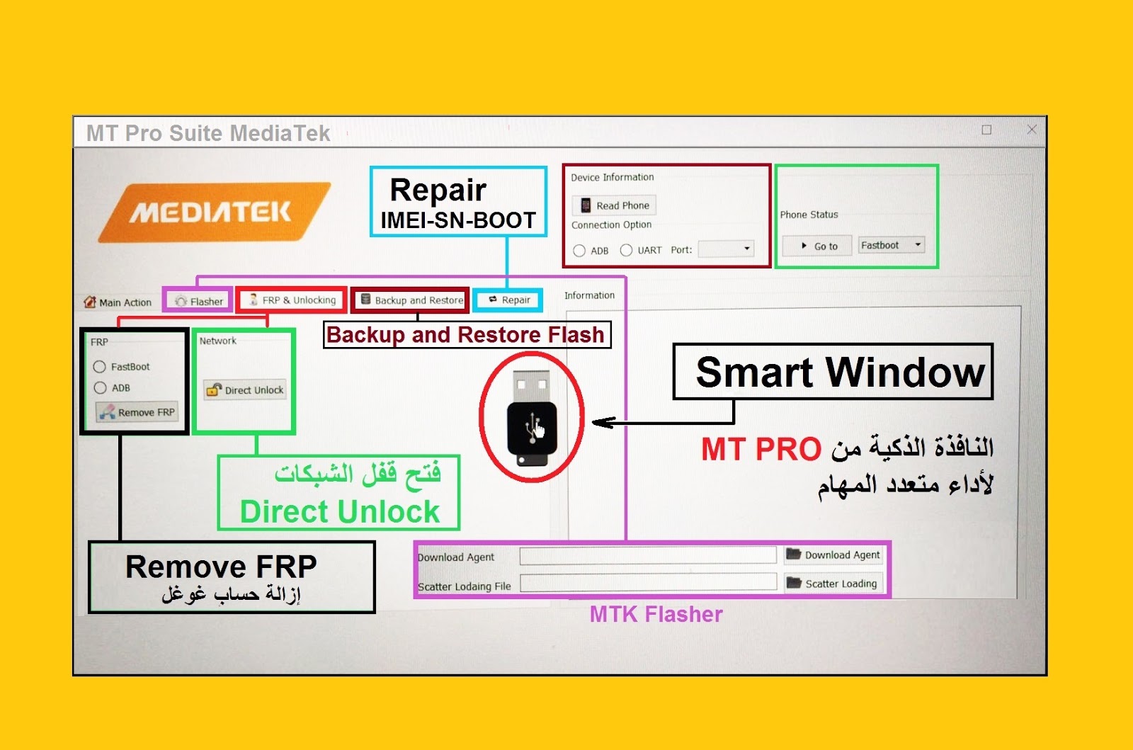 MT PRO SUITE.MEDIATEK SETION