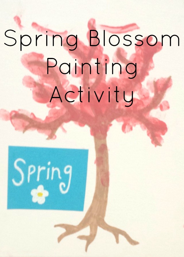 Spring Blossom Painting Activity - Whimsical Mumblings