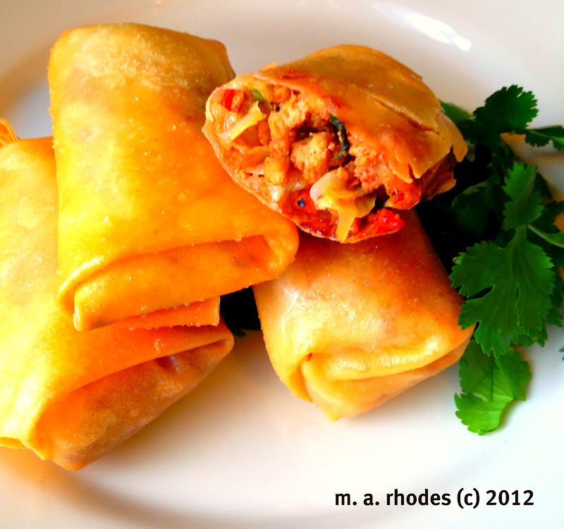 Cooking The Amazing: CHICKEN SPRING ROLLS