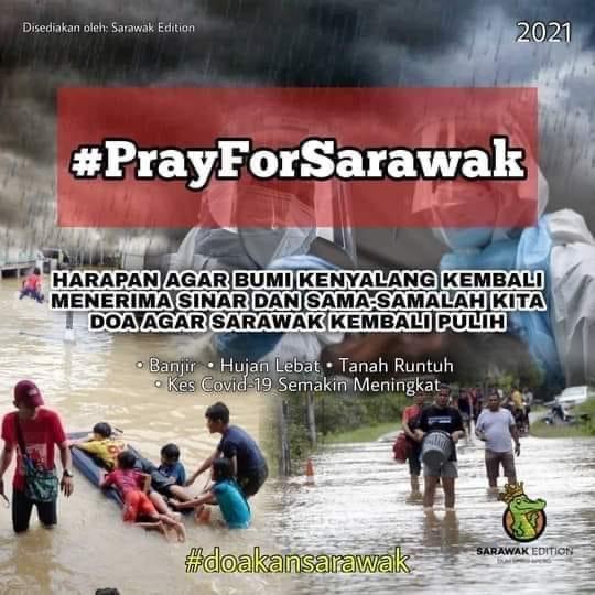 #PrayForSarawak