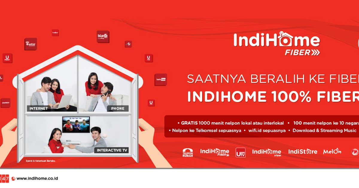 Indihome Internet Fiber 100%: Apa Itu Indihome