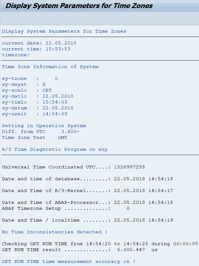 Martin Maruskin blog (something about SAP): Check Time Zone of SAP ...