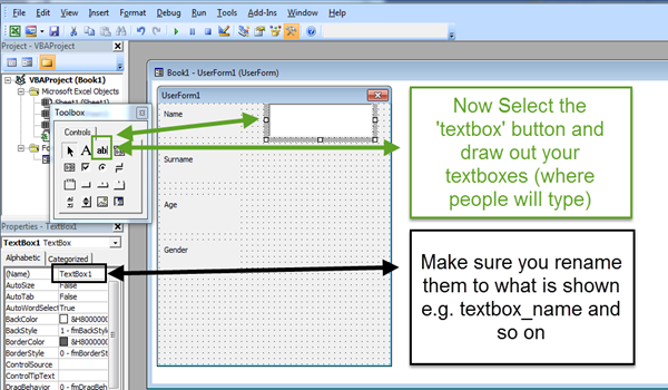 How to Make Simple User-form in Microsoft Excel Using Visual Basic How to Make Simple User-form in Microsoft Excel Using Visual Basic