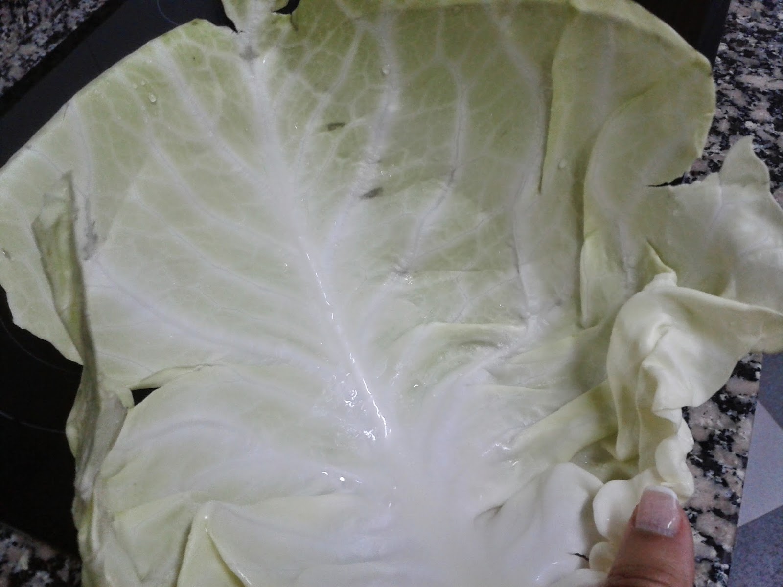 La cocina de Beli: Repollo relleno de bonito y pisto