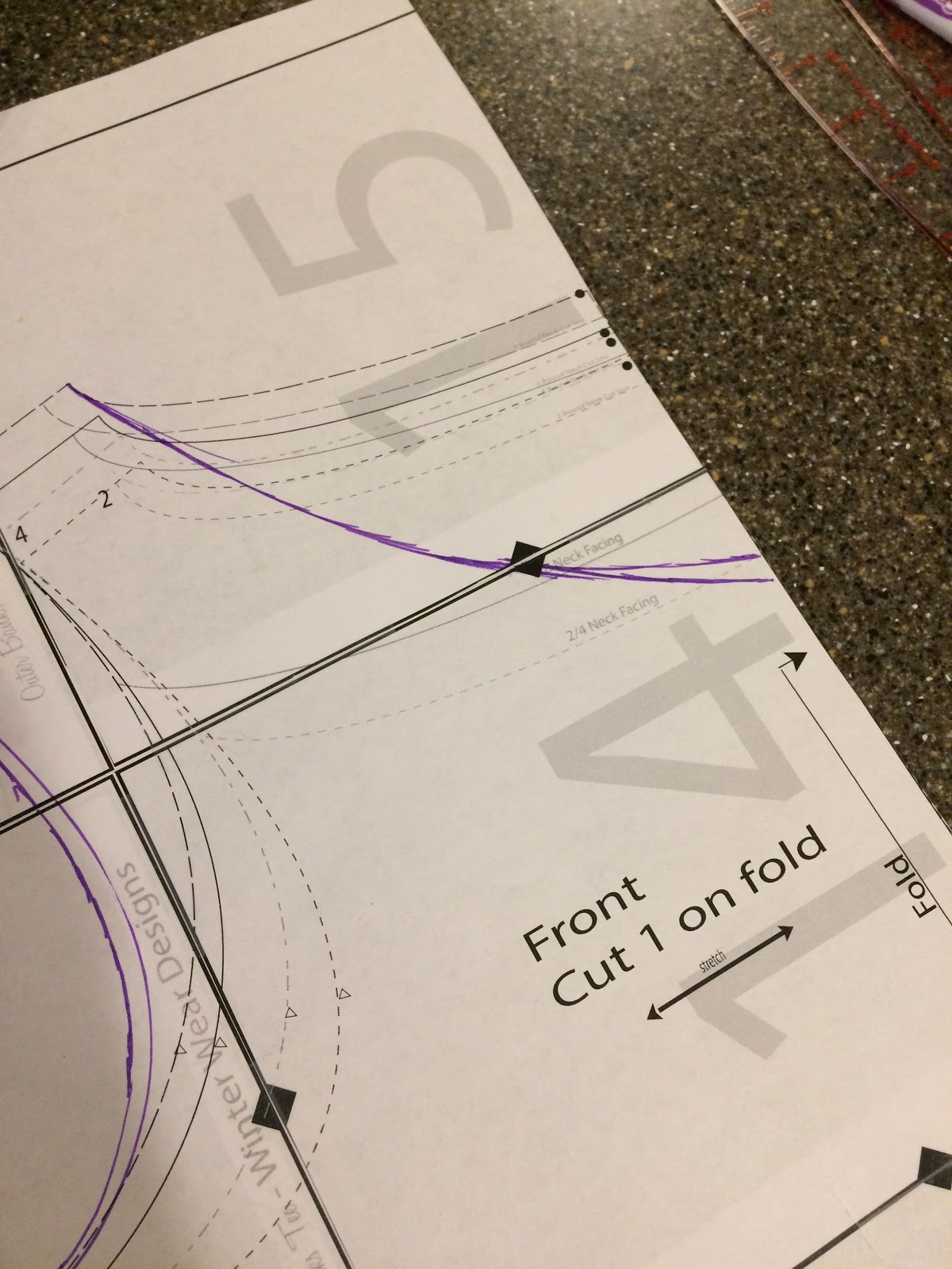 The Sewing Goatherd: How to Add a Scalloped Neckline to Any Top Pattern