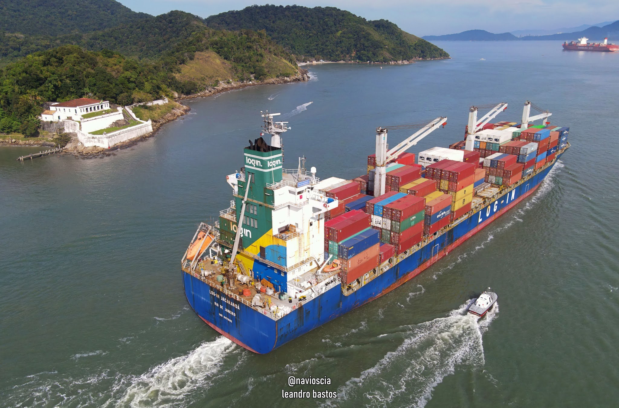 Navios de Santos & CIA: navio LOG-IN JACARANDÁ