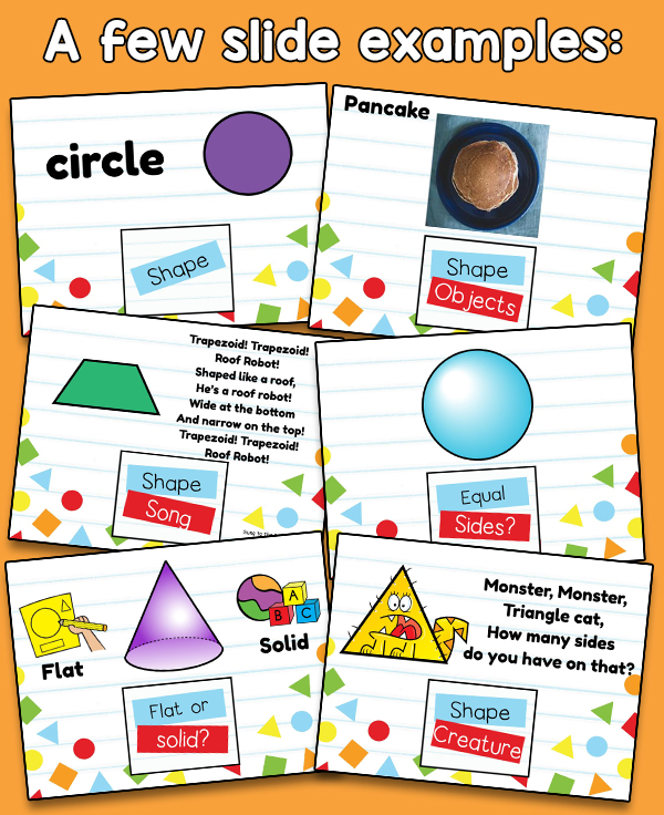 Google Slides for the Shape of the Week Focus Wall Set!