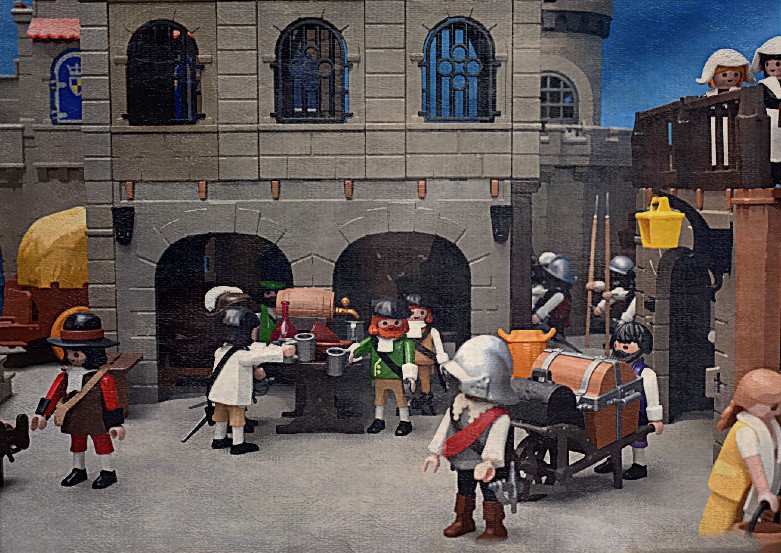 Mop Mad On Playmobil Playmobil Diorama Xvii Century Port