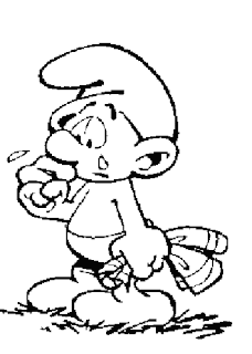 Jocuri pentru copii mari şi mici: Ştrumfi de colorat - fişe de ...