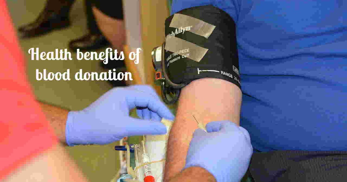 Health benefits of blood donation