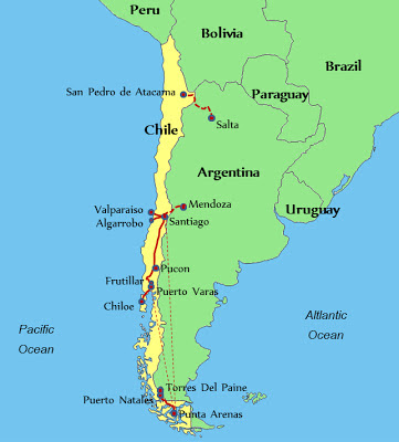 Round the World by Flora and Dave: Summary of Chile