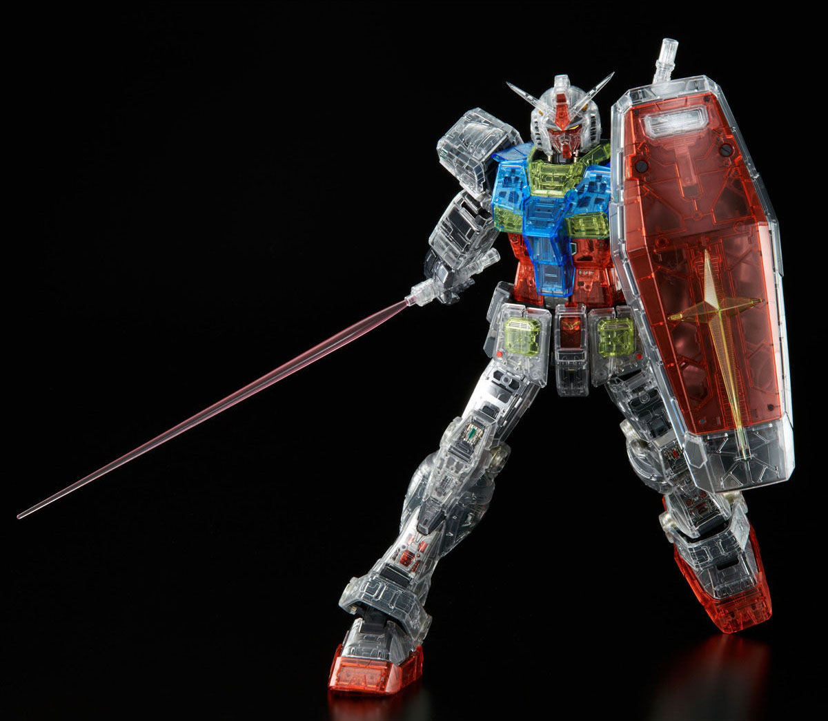 PG Unleashed 1/60 RX-78-2 Gundam Clear Color Body Kit, Premium Bandai