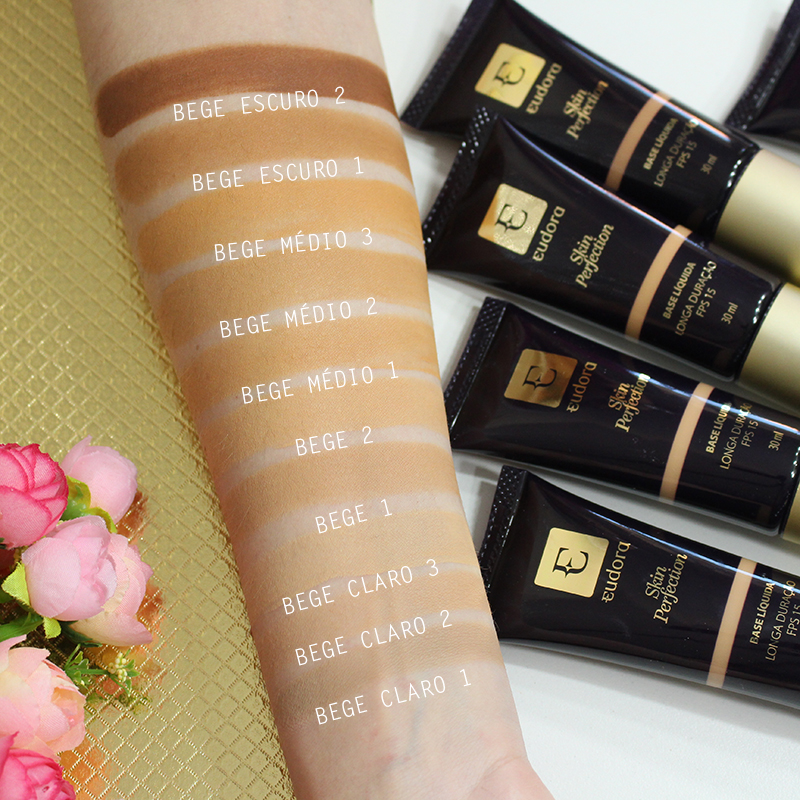 Eudora Skin Perfection Base Líquida Longa Duração FPS 15 ~ Eudora SM