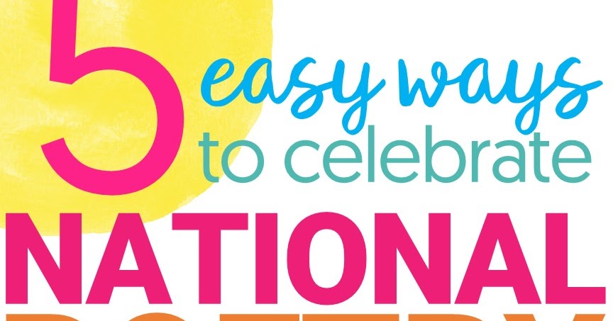 Brain Waves Instruction: Ideas for celebrating National Poetry Month in ...