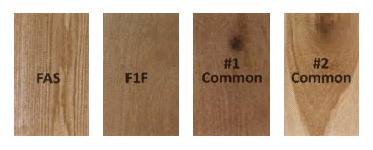 Lumber Grades At A Glance