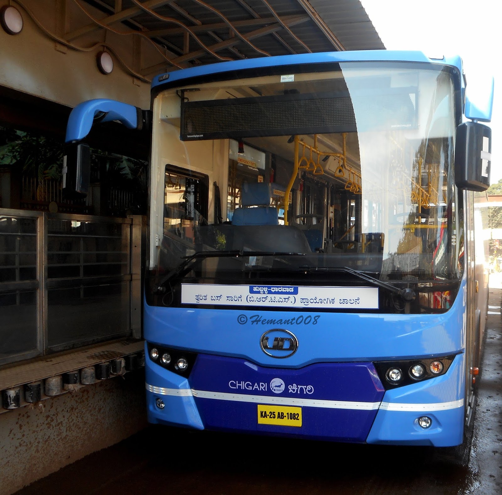 Hemant AutoclickZ : Hubli-Dharwad Bus Rapid Transit System - Volvo UD ...