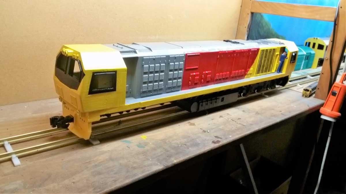 New Zealand Railway Models (Kiwi Trains): 1:24 Kiwirail DL Class