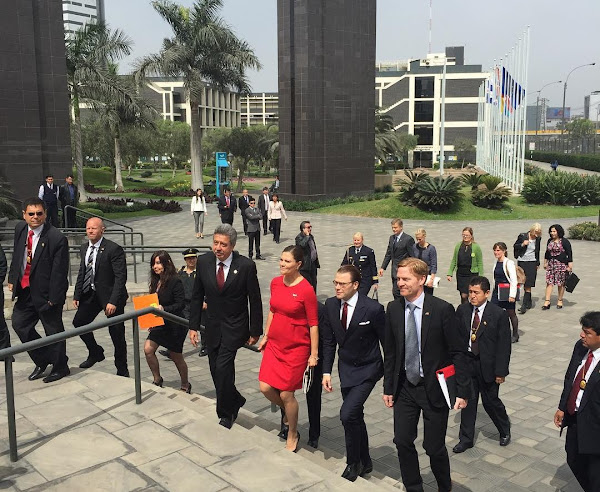 Princess Victoria and Prince Daniel Visit Peru - 1st Day