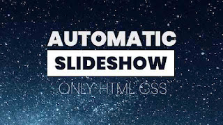 Automatic Image Slider in HTML CSS