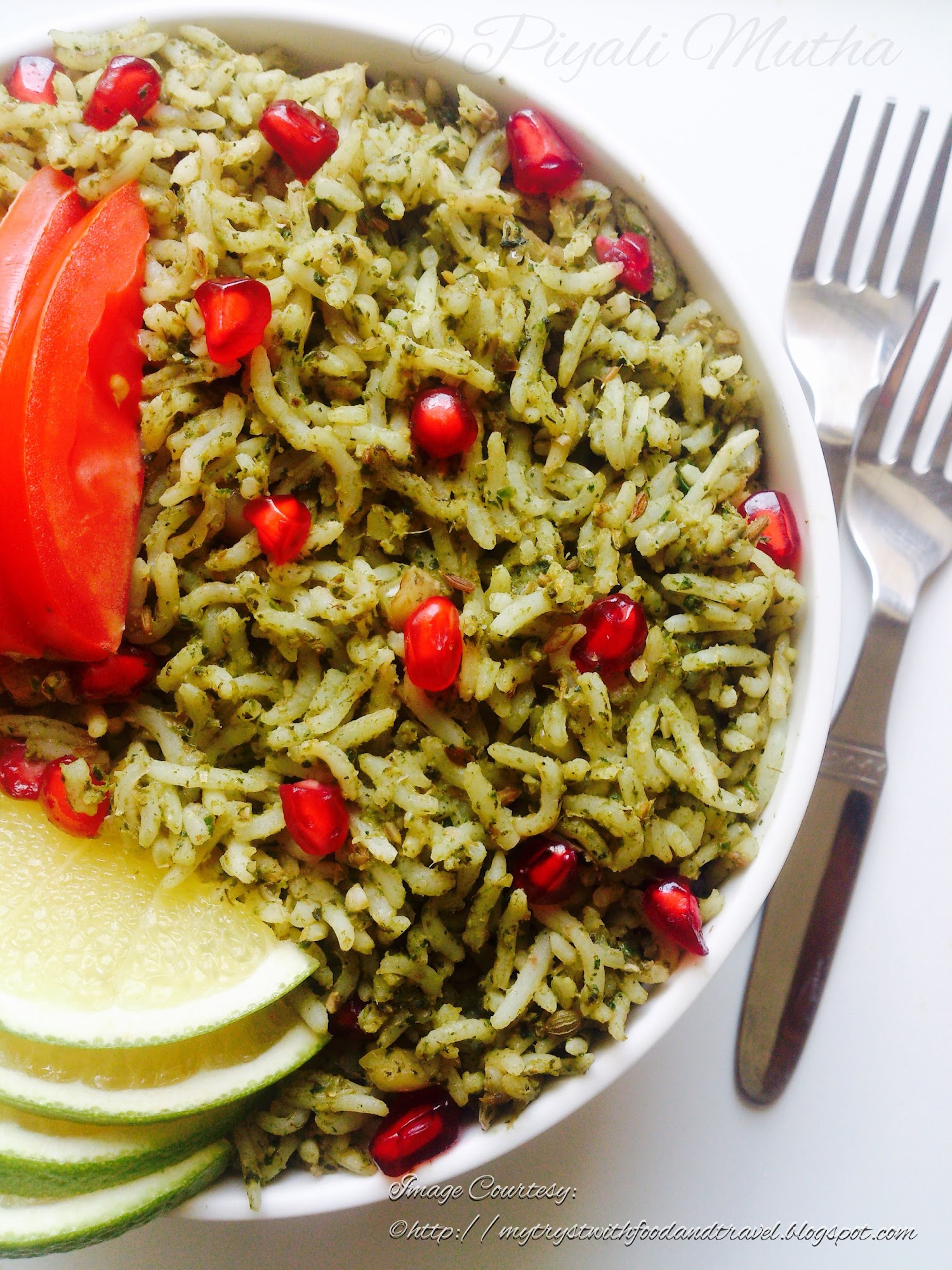 My Tryst With Food And Travel: MINT PUNCH BROWN BASMATI RICE WITH ...