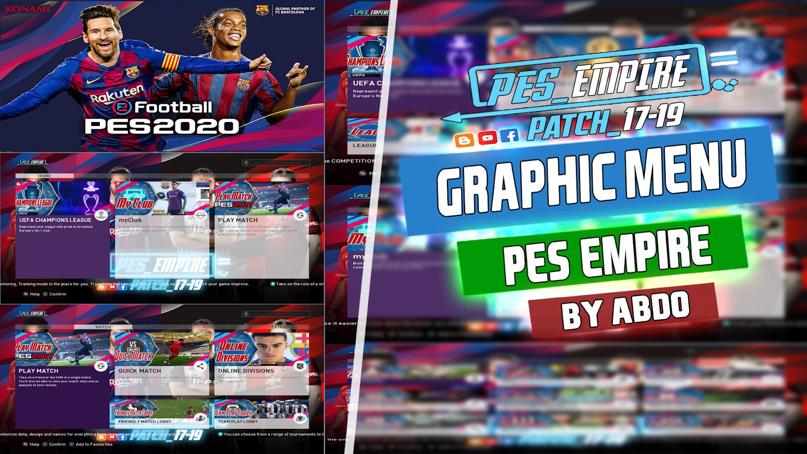 PES EMPIRE | PES EMPIRE IMAGINARY GRAPHIC MENU FOR PES2017 | DOWNLOAD ...