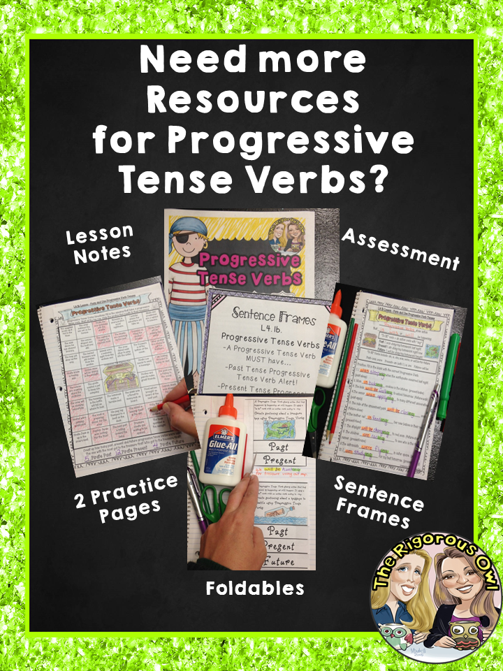 Progressive Tense Verbs - The Rigorous Owl