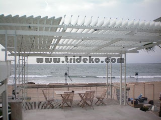 atap aluminium, atap aluminium buka tutup, atap buka tutup, Atap Cafe ...