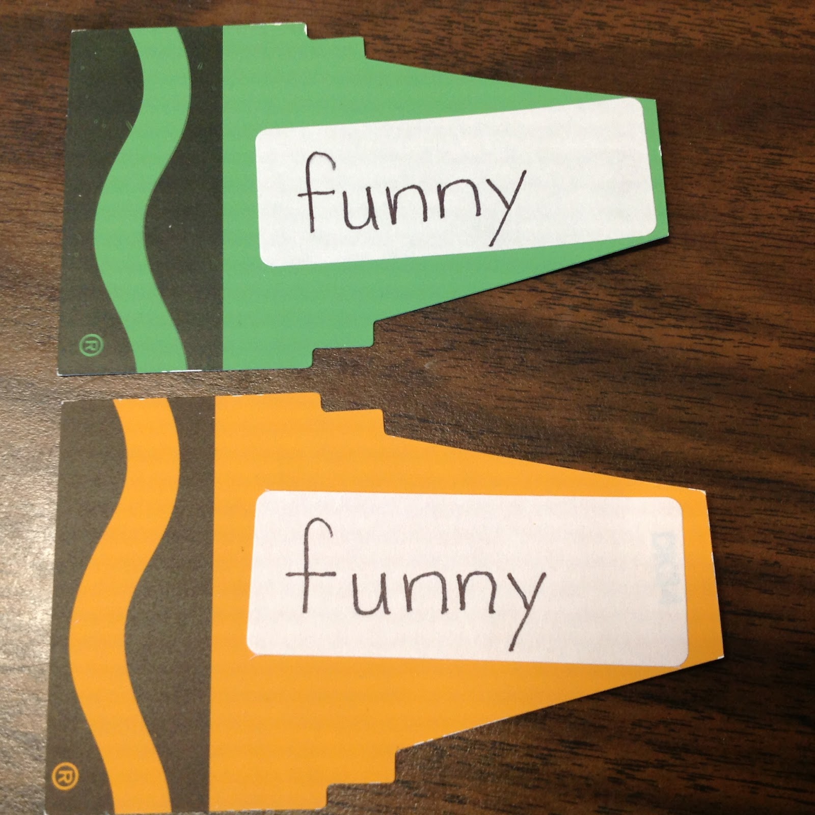Once a Teacher, Always a Teacher: Crayon Sight Words