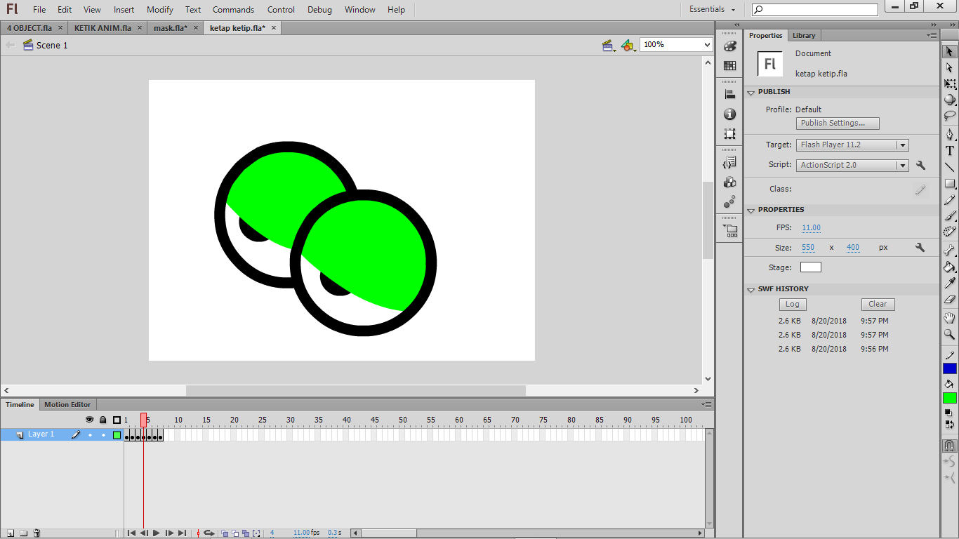 MEMBUAT ANIMASI MATA BERKEDIP DENGAN ADOBE FLASH ~ My Project MEMBUAT ANIMASI MATA BERKEDIP DENGAN ADOBE FLASH ~ My Project