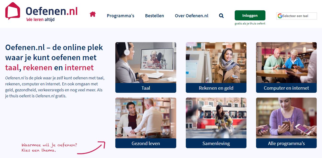 Taalcoaching: Oefenen.nl