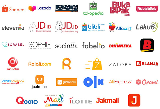 Download Logo Online Shop Indonesia Pack Terbaru - IDN GRAFIS