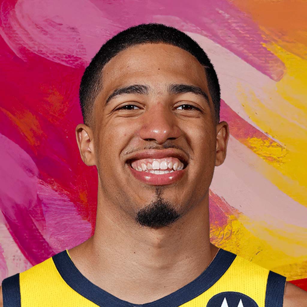 NBA 2K22 Tyrese Haliburton Pacers Headshot Update by Shuajota