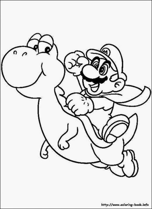 Super mario bros 2 coloring pages