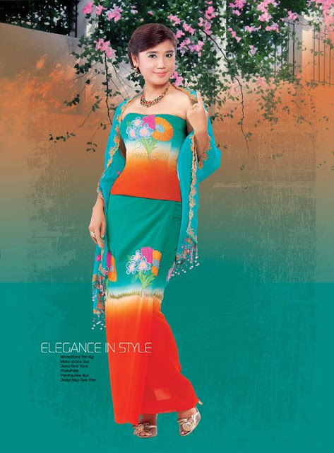 Khine Thin Kyi: Elegance in Burmese Style