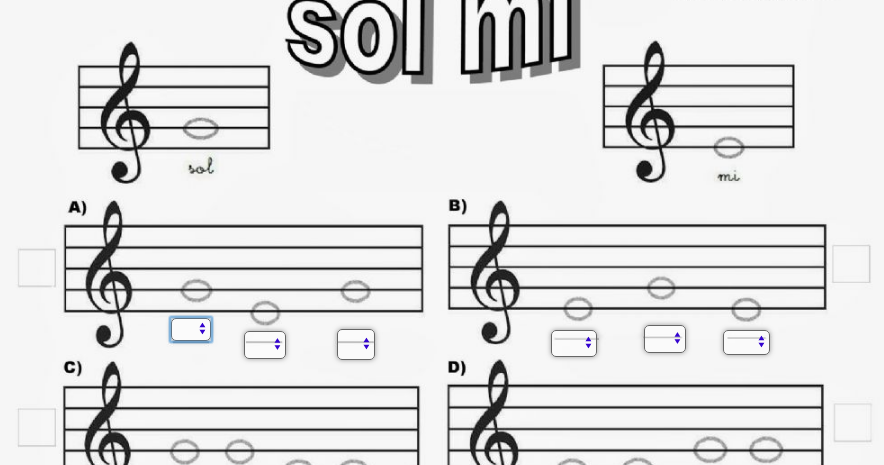 LES ROTJES: Les notes sol-mi!!