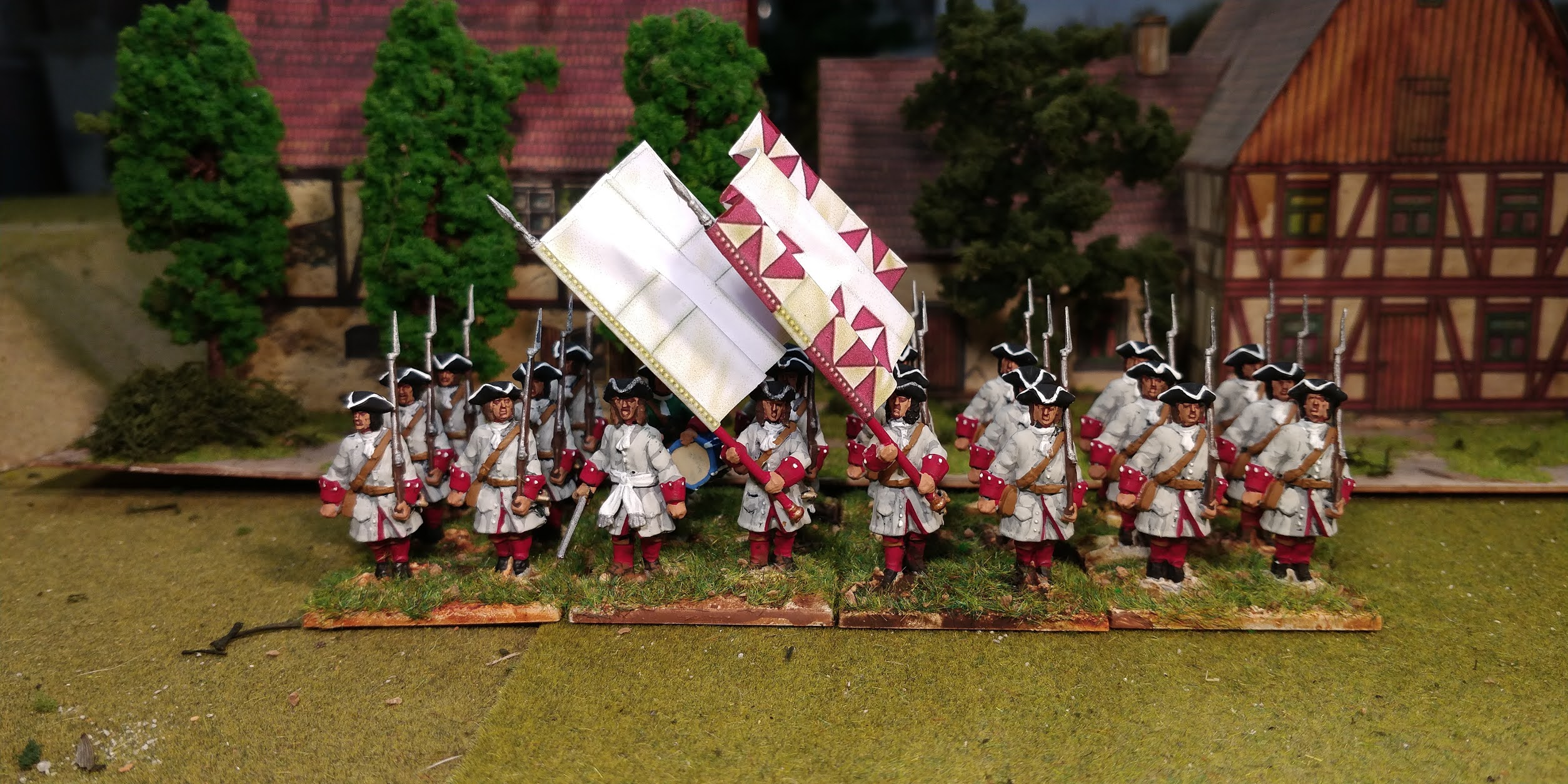 Painting Wargames Figures: 28mm WSS: French Regiment de Montfort