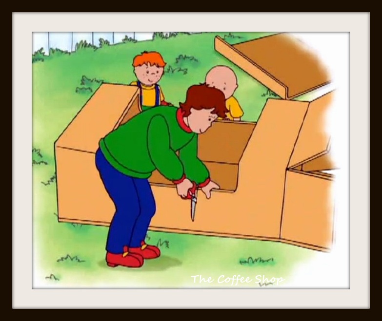 The Coffee Shop: Build your own Caillou Rocketship