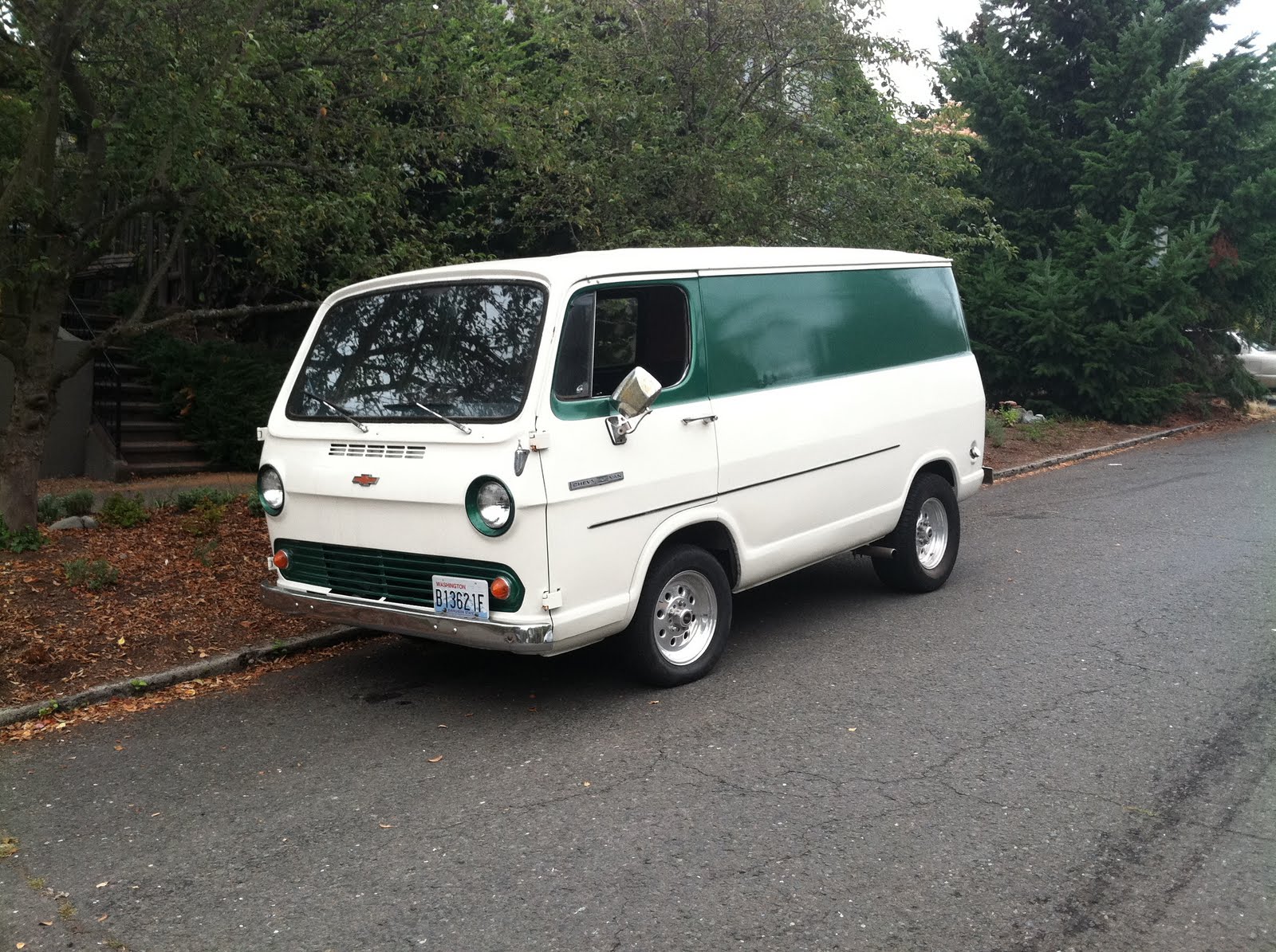 blown brown vanagon: Chevy shorty panel van