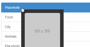 Image Preview on hover bootstrap - jQuery 2 DotNet