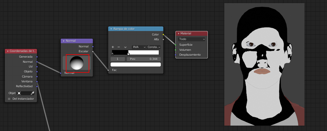 Estudiando Blender: Halftone shader