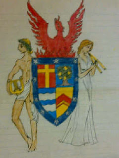 Vida. Amor. Hogar.: Coat of Arms: Bordered 4-Quadrant Shield, Crest ...