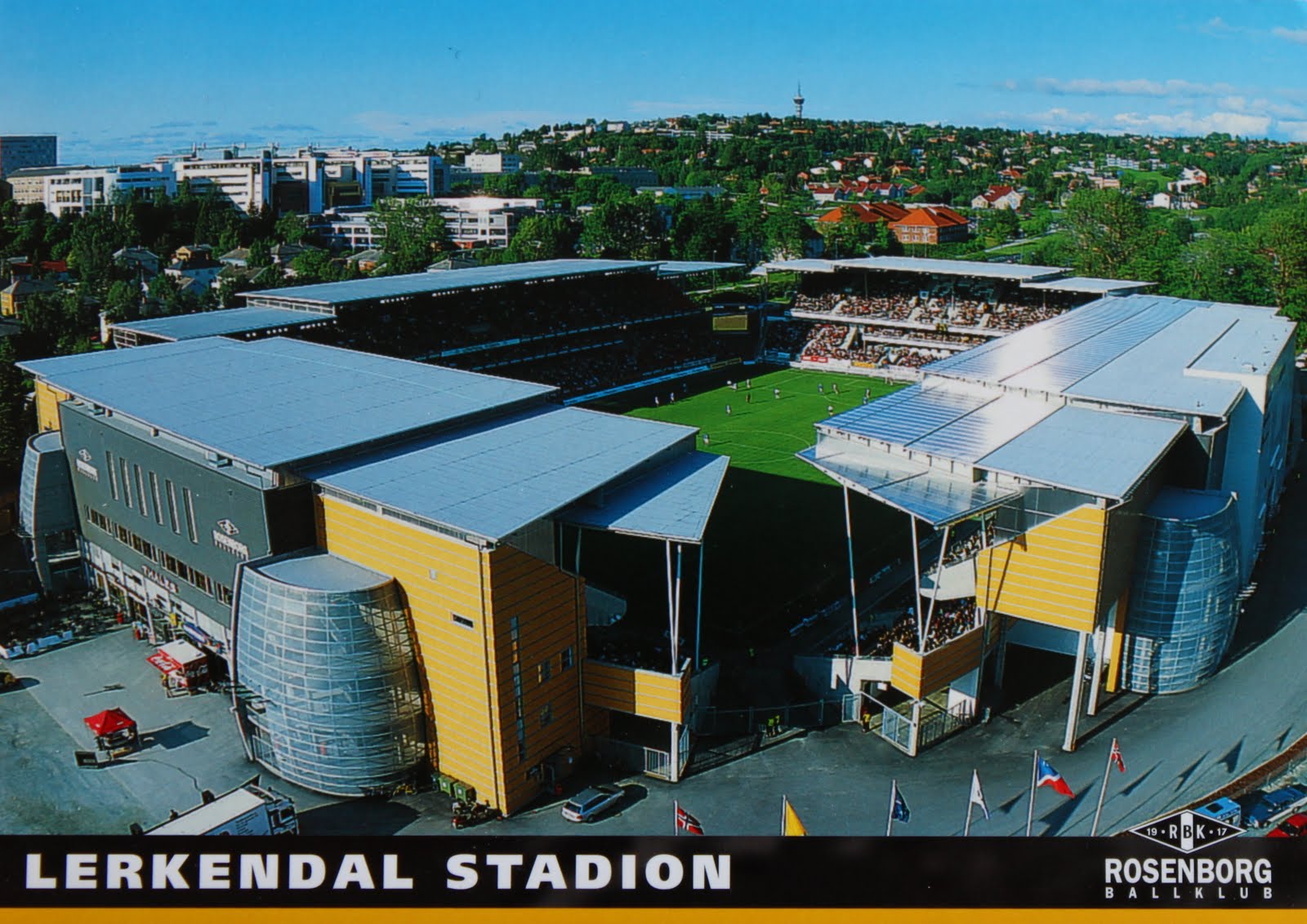 DeReN's Postcrossing World: Lerkendal Stadium