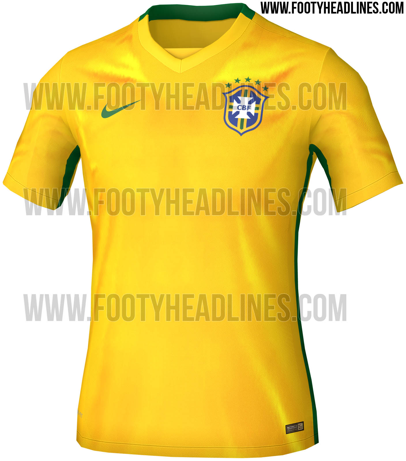 Revealed: Nike Teases New Brazil 2015-2016 Home Kit Completely ...