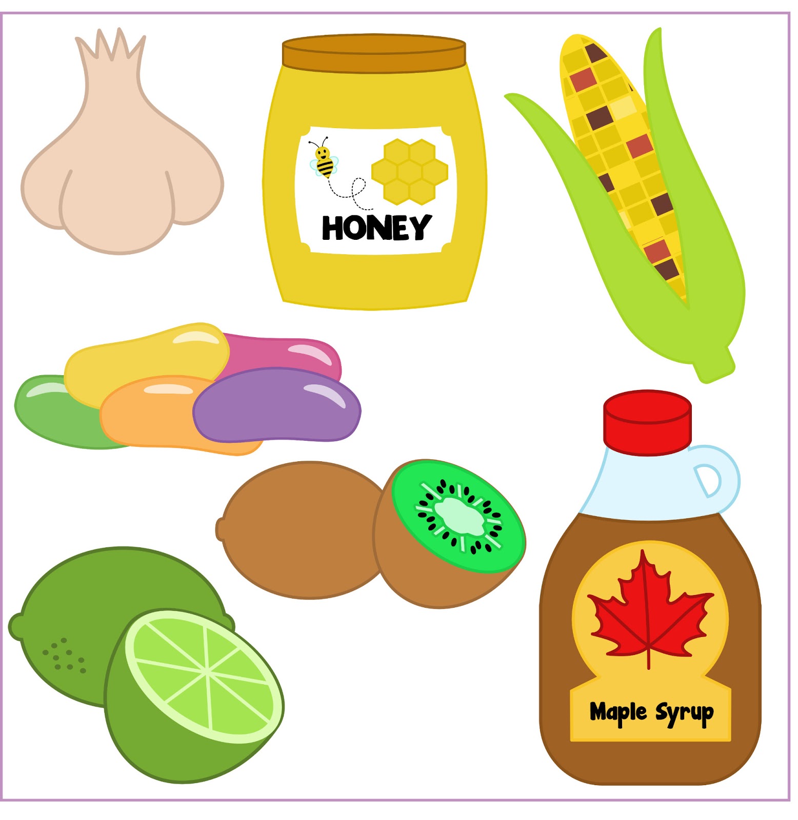 Ink n Little Things: New Alphabet Clip Art - ABC Food - 25%OFF