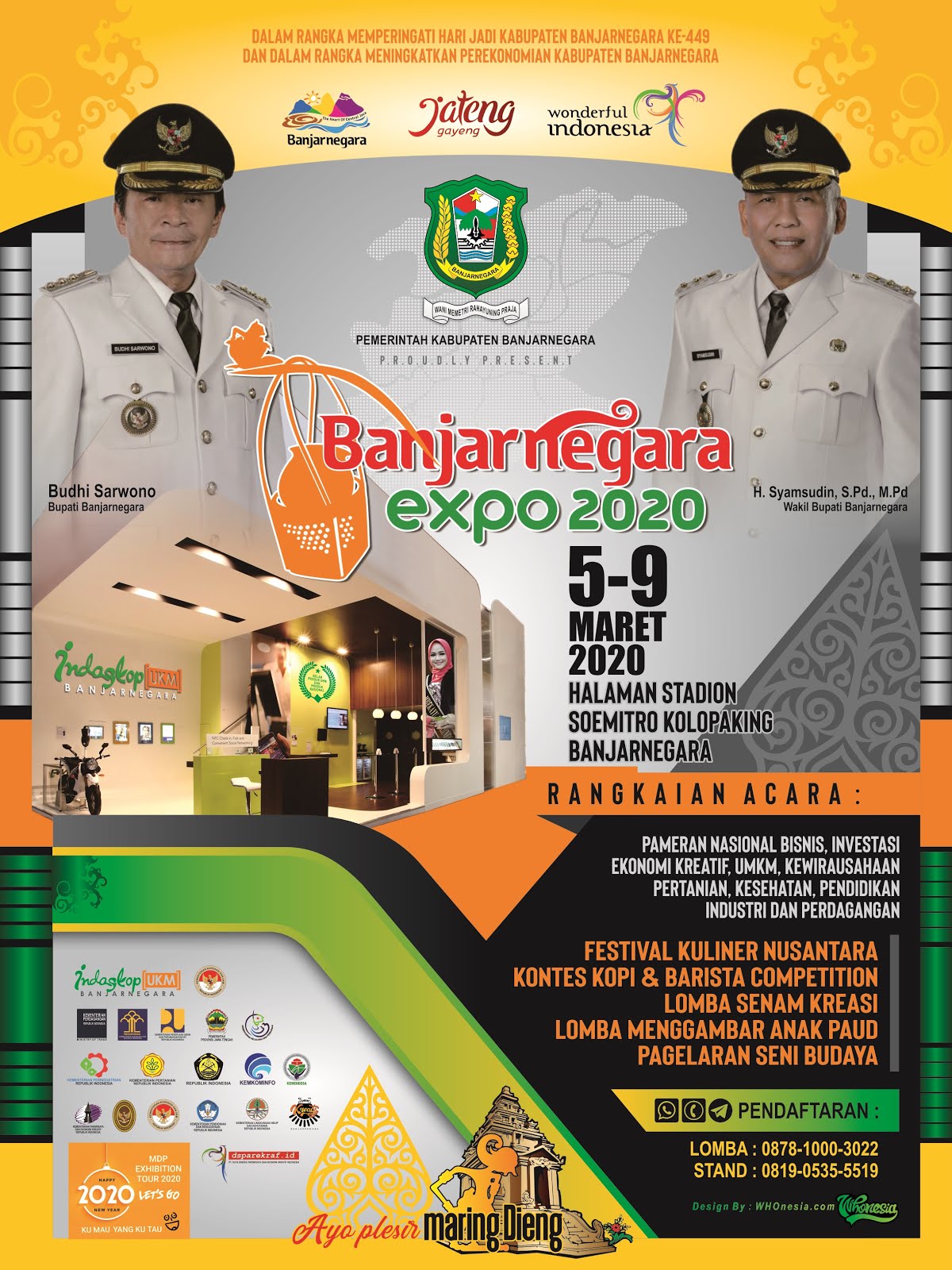 Whonesia Graphic Design : Desain Baliho Banjarnegara EXPO 2020