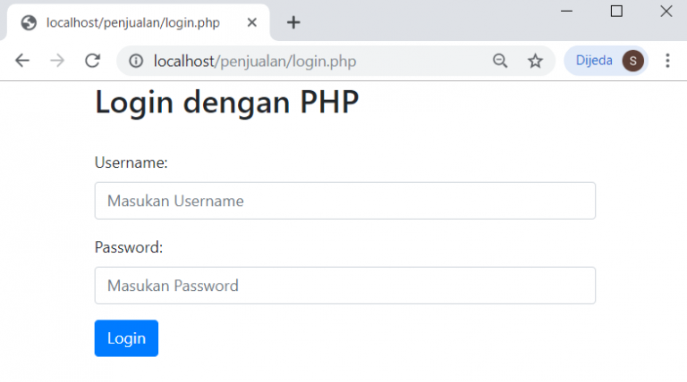 Membuat Login Dengan PHP dan MySQL MD5 - Page official | RizkyPedia