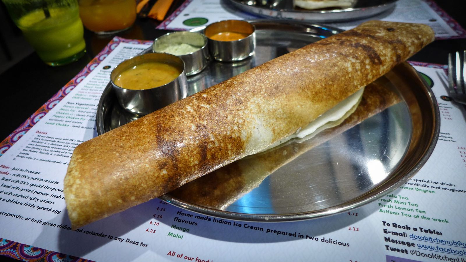 The Secret Diner: Dosa Kitchen @ The Beacon